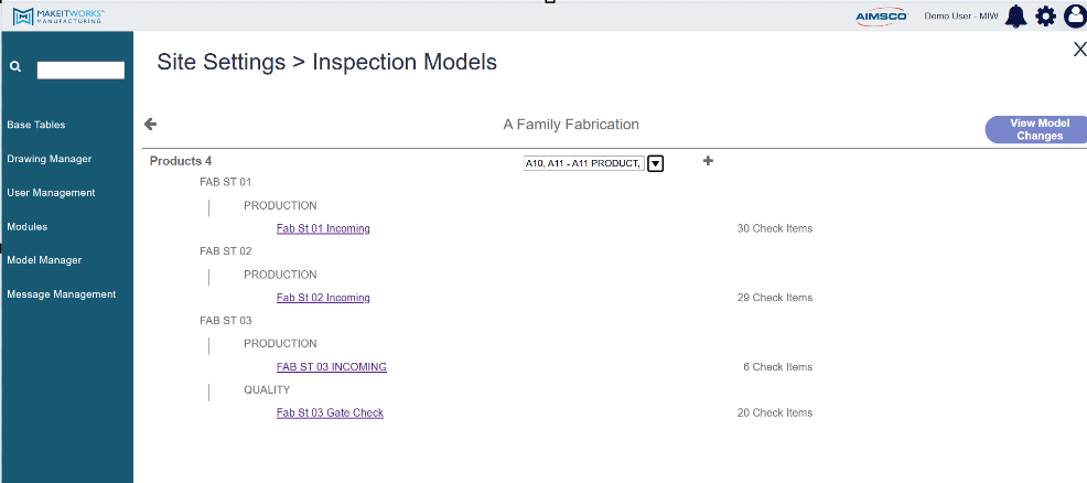 Model Manager - Aimsco